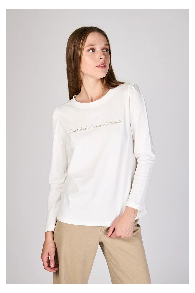 POLERA ECLIPSE MUJER ALI ECRU